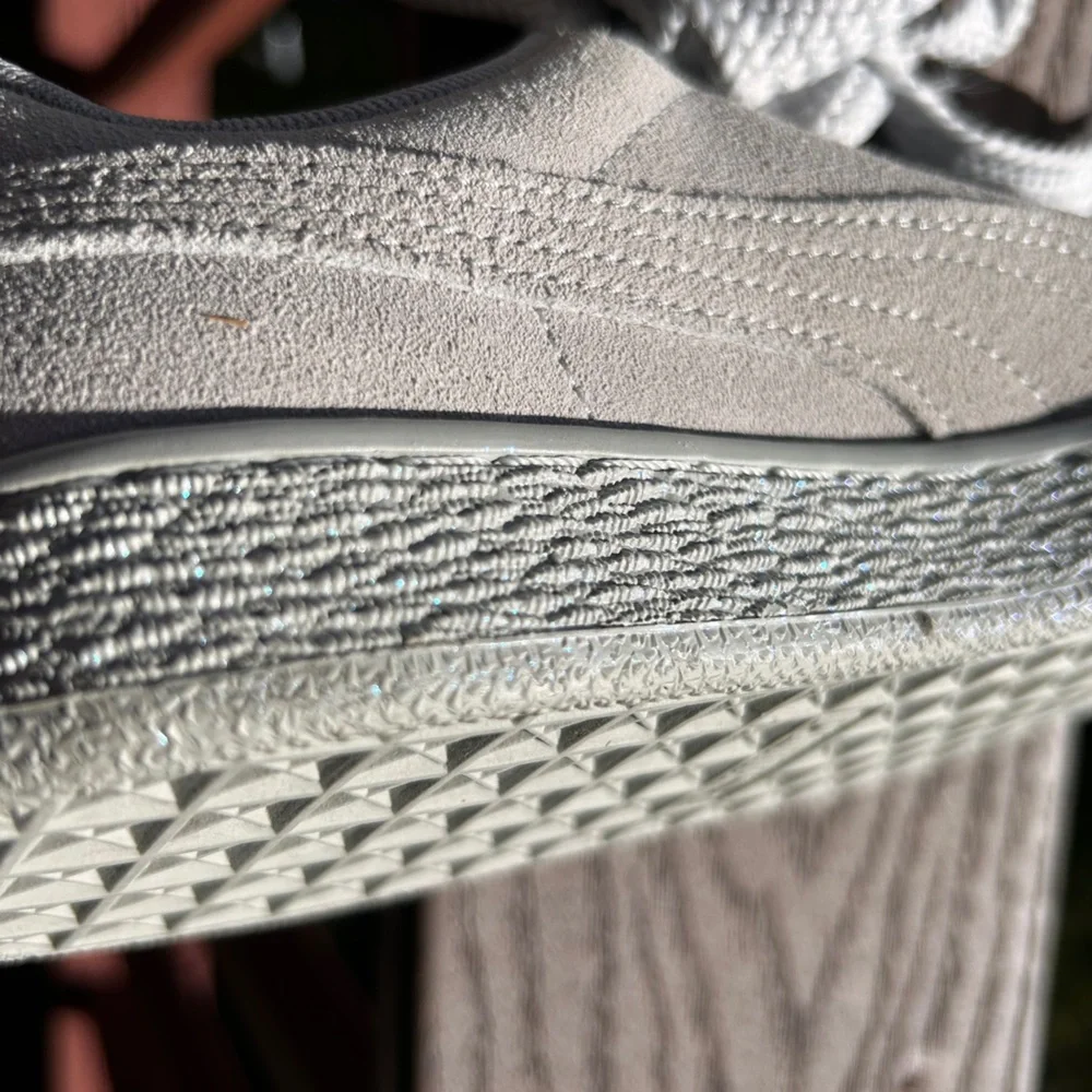 Puma | Shoes | Limited Edition Puma Womans Gray Suede Sneaker With ...